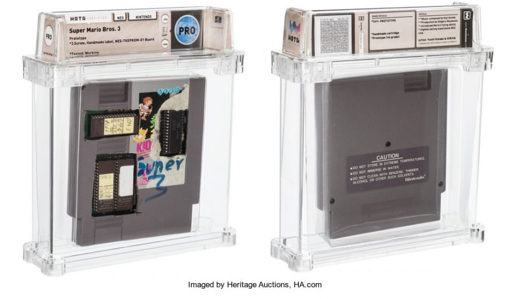 Super Mario Bros. 3 Prototype Sells For Over $31,000 - Lords of Gaming