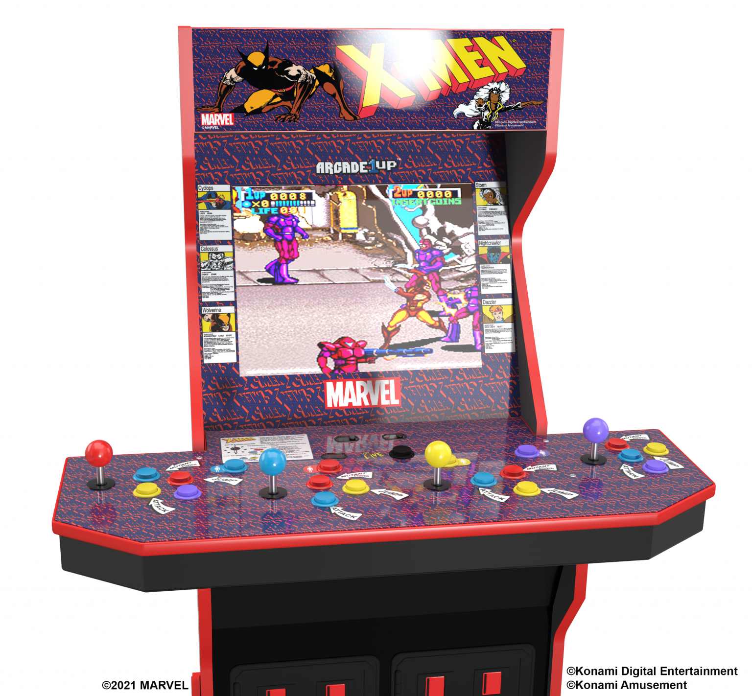 E3 2021: Arcade1Up X-Men and Avengers Arcade Cabinet is Coming Soon ...