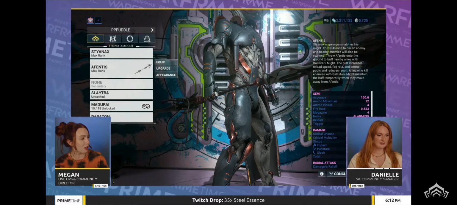 Warframe Spear Gun Changes Incoming - Lords of Gaming