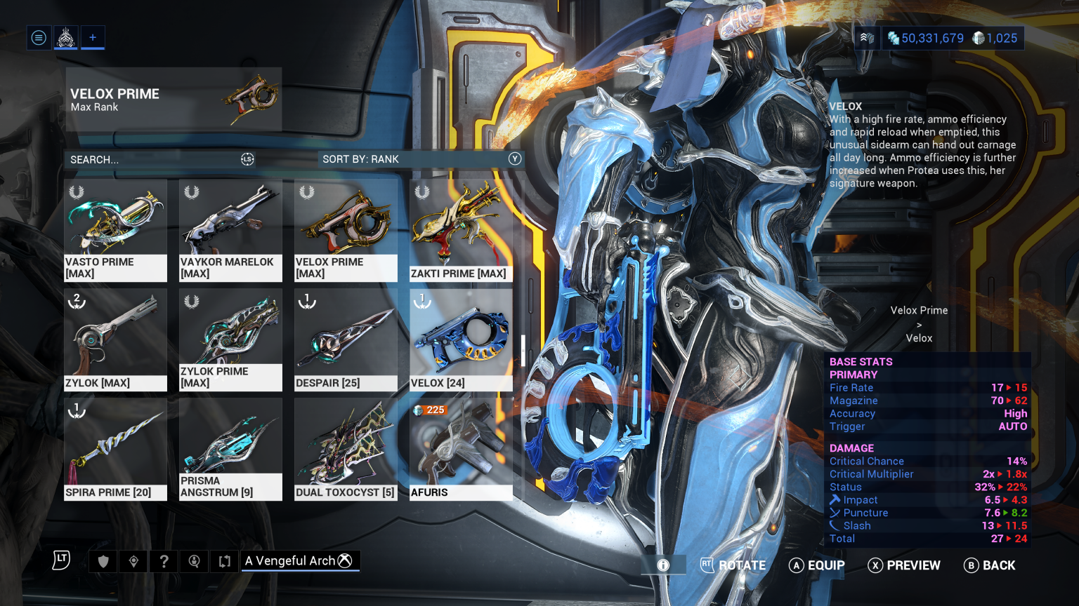 Warframe: Velox Prime Build and Impressions - Lords of Gaming