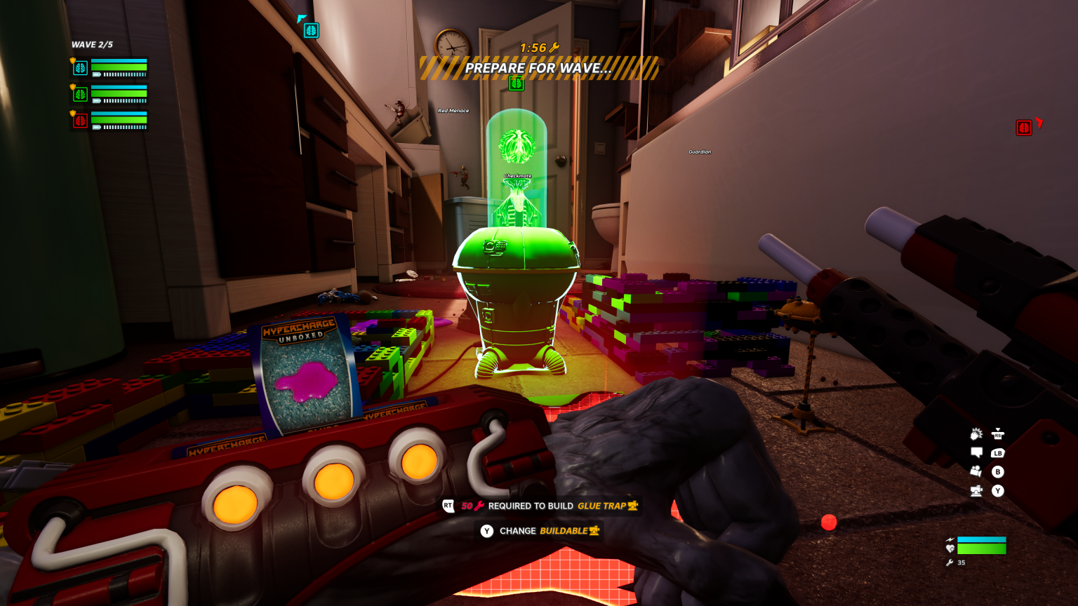 Hypercharge: Unboxed - Both Sticker Locations in Level 2 - Lords of Gaming