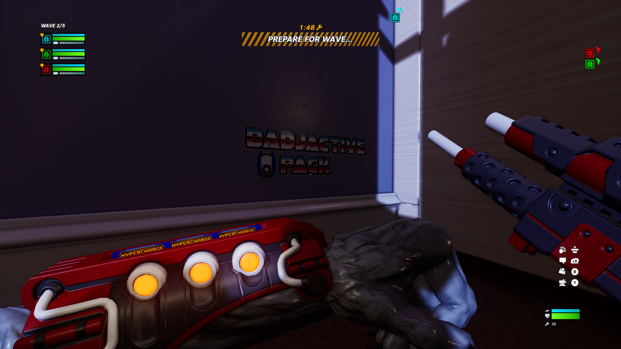 Hypercharge: Unboxed - Both Sticker Locations in Level 2 - Lords of Gaming