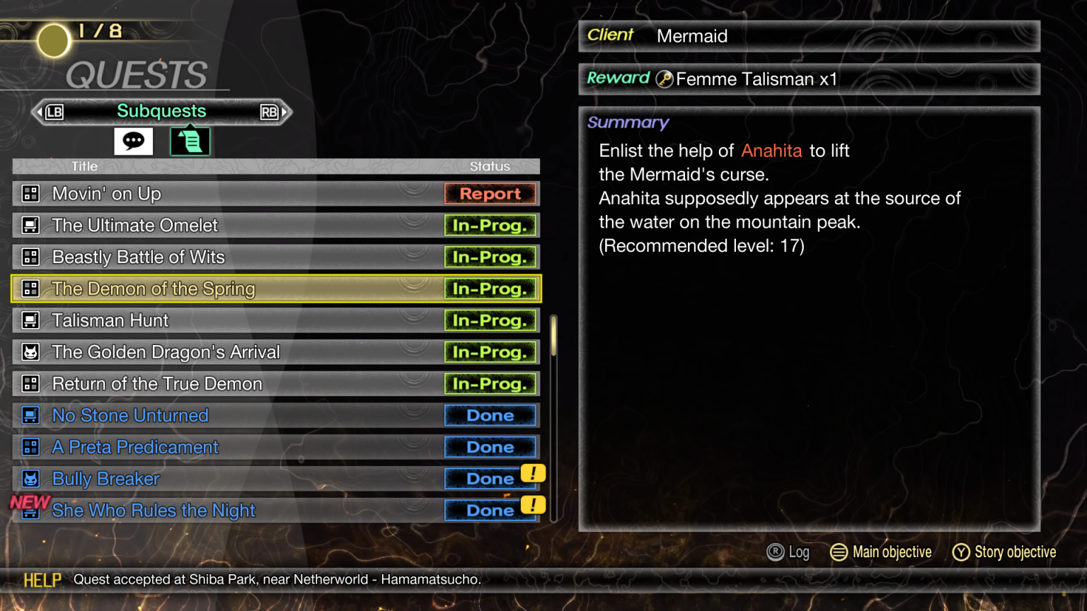 SMT5: Vengeance - How to Complete The Demon of the Spring - Lords of Gaming