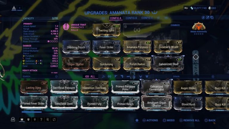 Warframe: Amanata Build and Review - Lords of Gaming