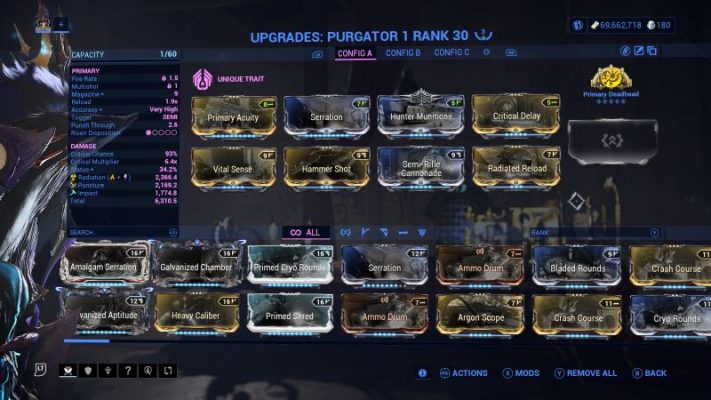 Warframe: Purgator 1 Build and Review - Lords of Gaming