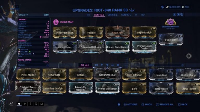 Warframe: Riot-848 Build and Review - Lords of Gaming