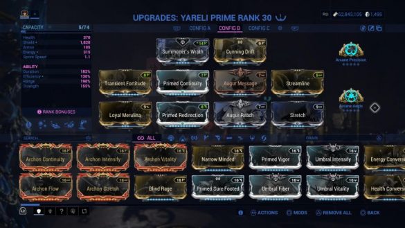 Warframe: Yareli Prime Build and Review - Lords of Gaming