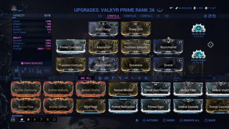 Warframe: Valkyr Build and Post Rework Review - Lords of Gaming